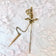 Antique Victorian Sword Jabot Pin, 14K